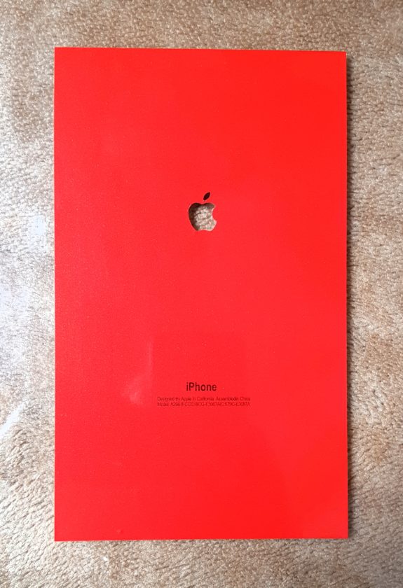 Metallic Matte Red iPhone Lamination - Decoratemobile.com